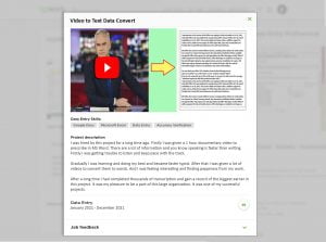 Data Entry Portfolio Samples for Upwork Freelancer - Webson Job